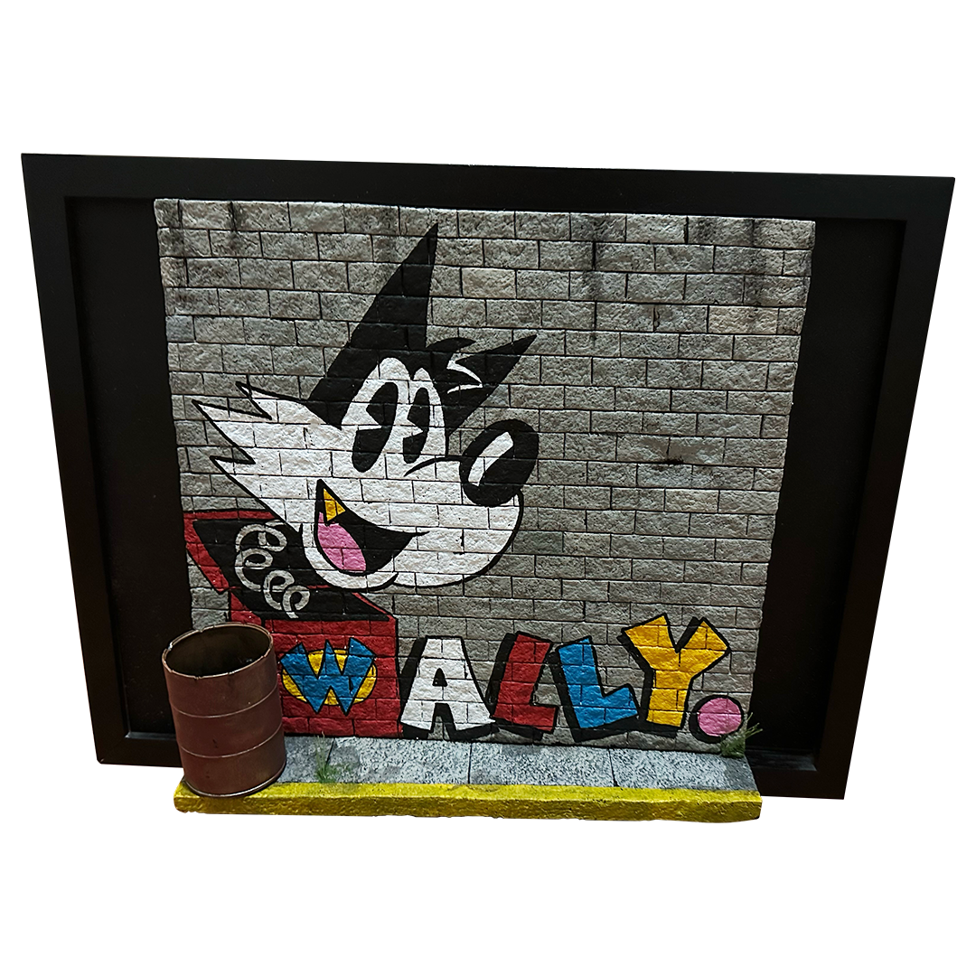 Urban Show 2023 - Wally on a wall by Wally Wolf – Stormy Vault
